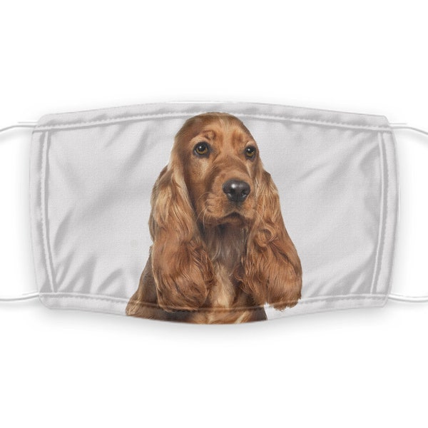 Cocker Spaniel Face Mask - Etsy