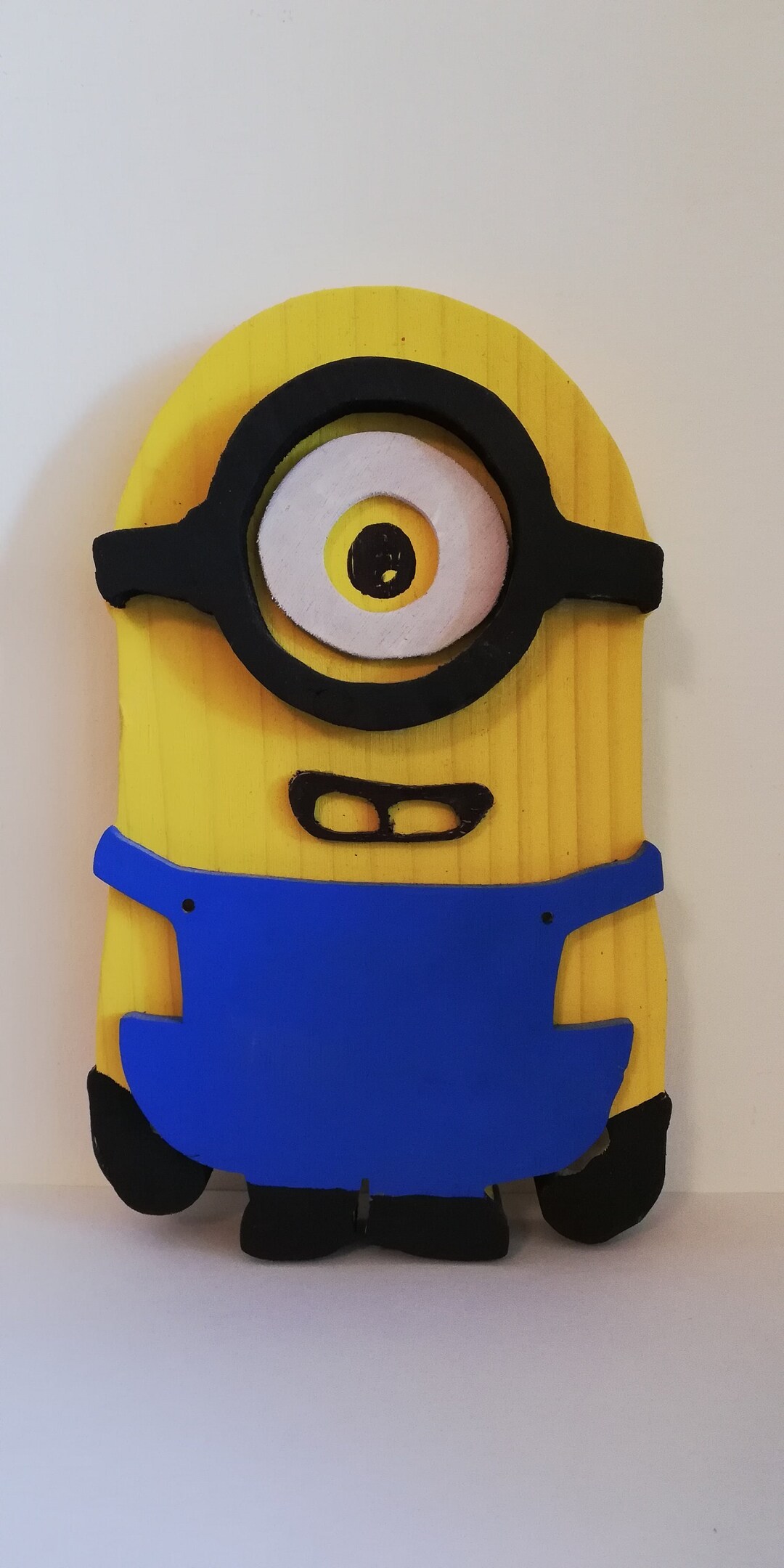 Wooden Handmade Minion Toy, Wood Toy, Minion, Ornament, Decor, Wooden ...