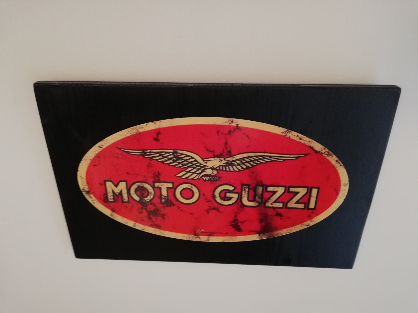 MOTO GUZZI Garage Wall Sign | Etsy