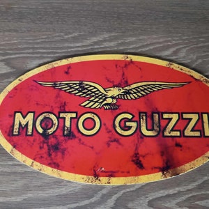 MOTO GUZZI Garage Wall Sign - Etsy
