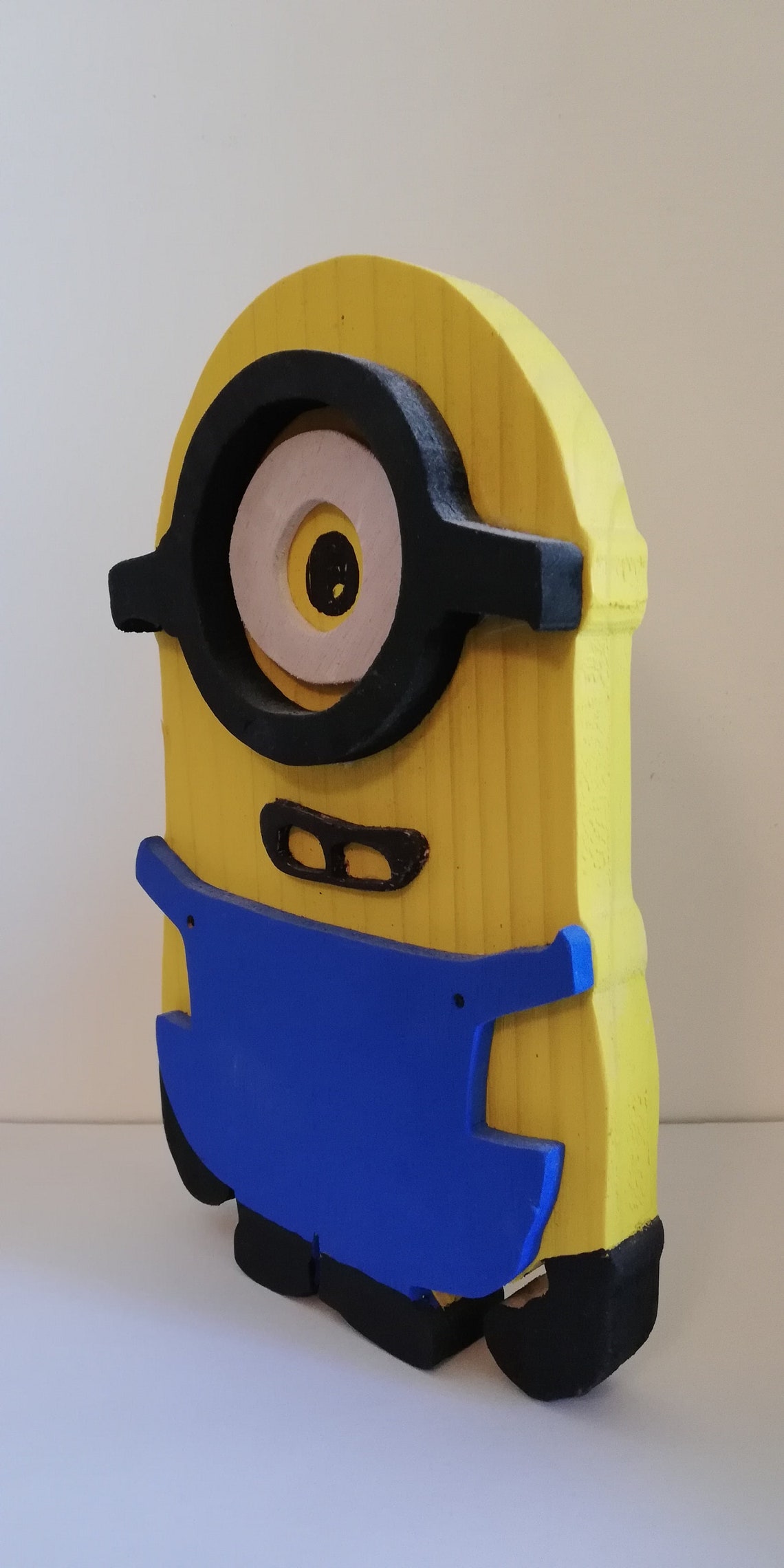 Wooden Handmade Minion Toy Wood Toy Minion Ornament Decor - Etsy