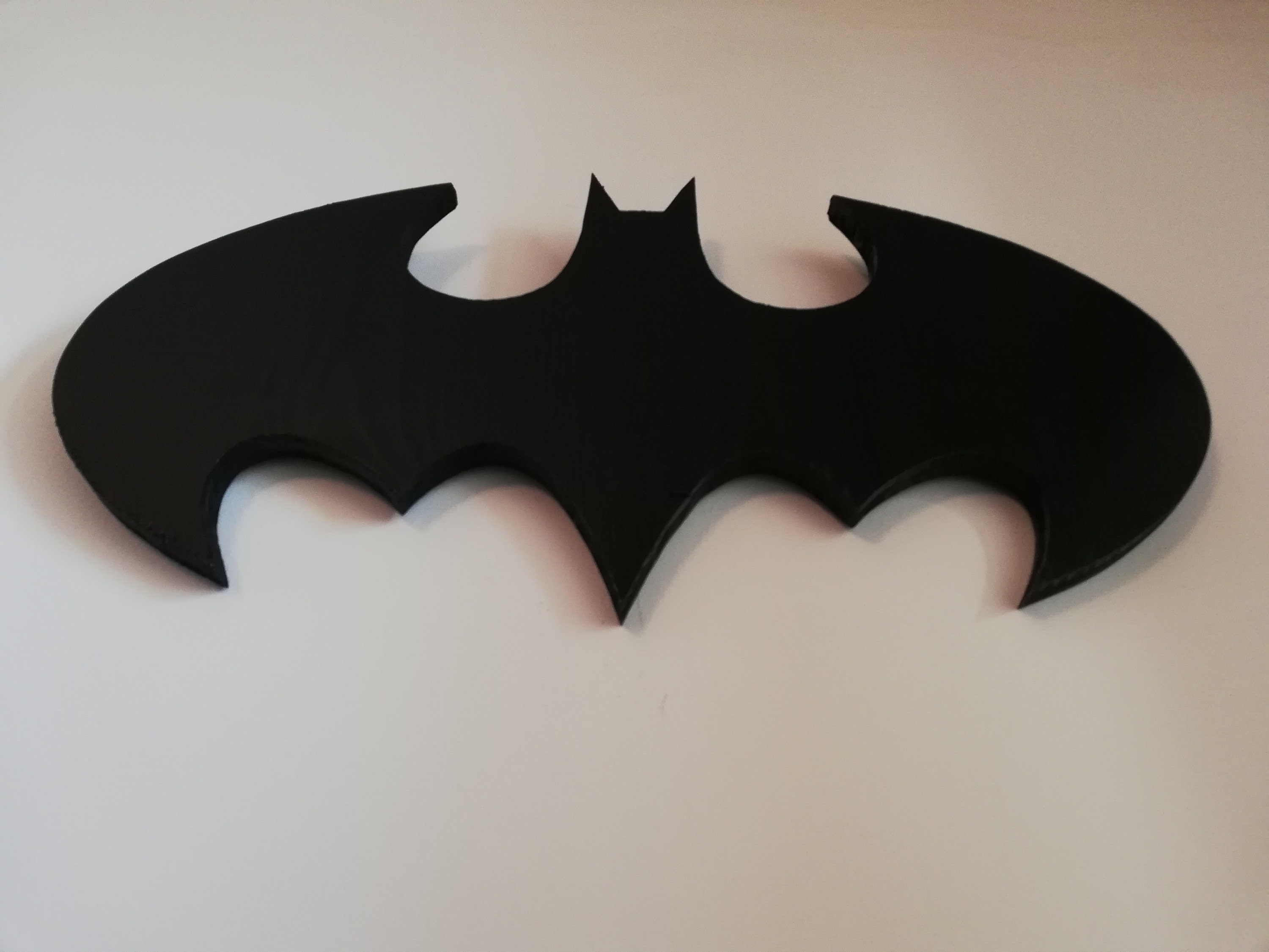 Signo de superhéroe de Batman arte de pared de madera de | Etsy