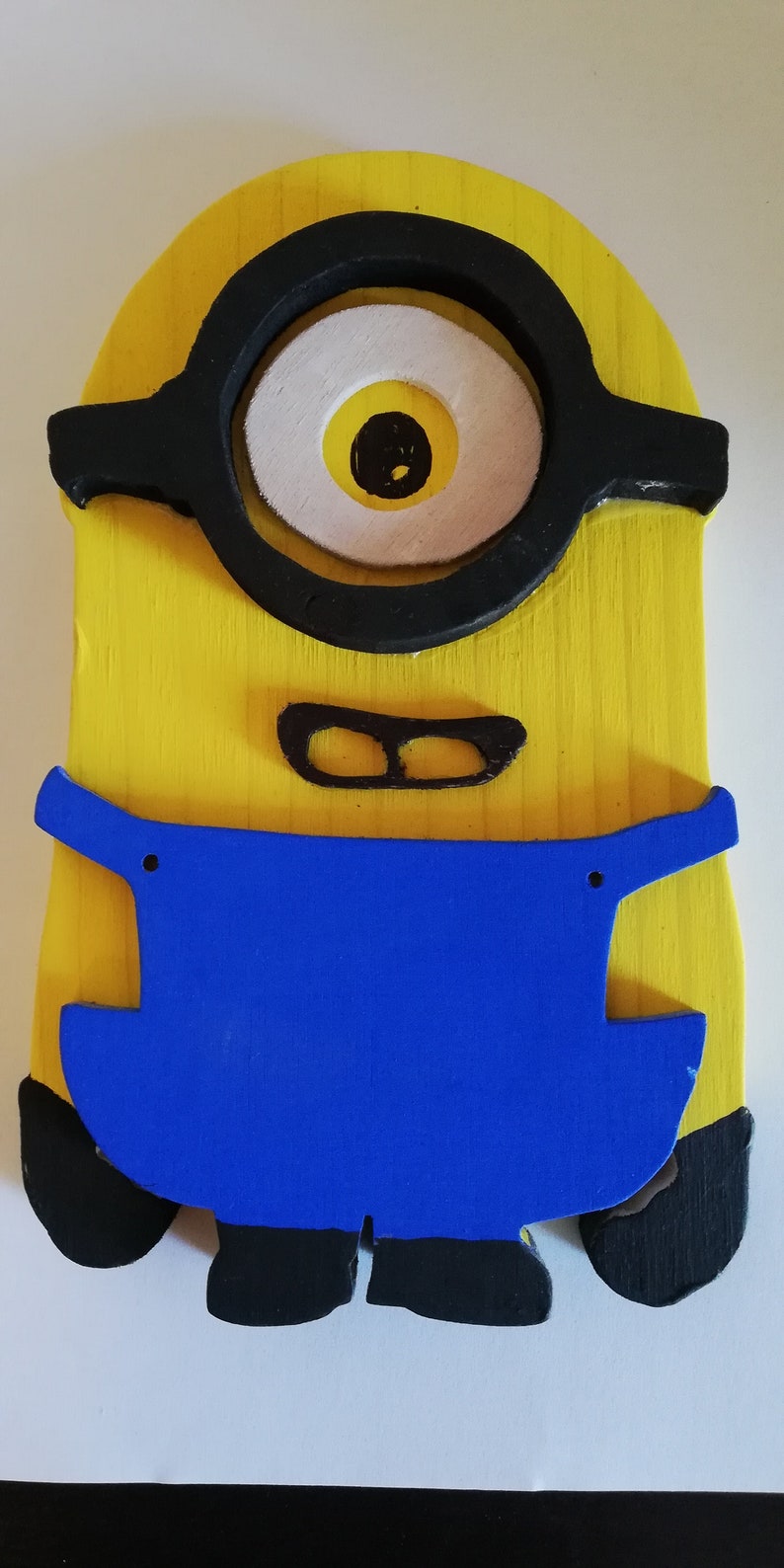 Wooden Handmade Minion Toy Wood Toy Minion Ornament Decor - Etsy