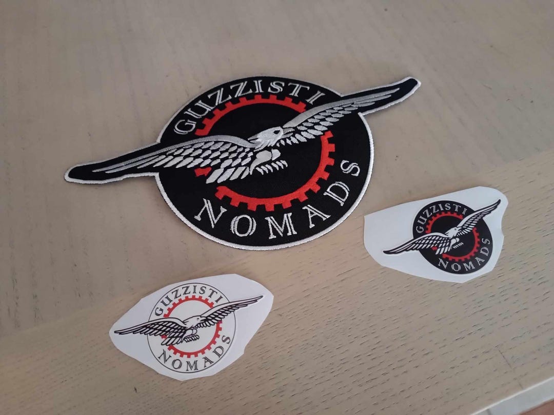 GUZZISTI NOMADS 2025 Gear Logo 30cm BIG Back Patch - Etsy