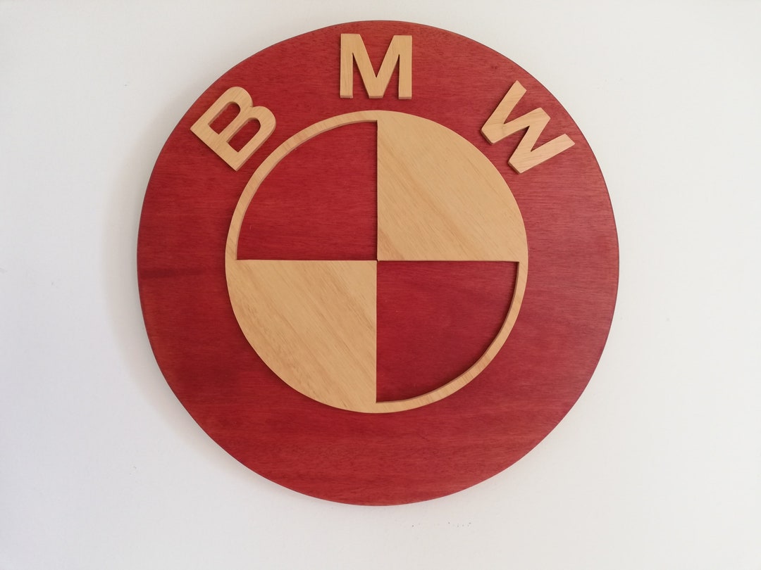 BMW Wooden Handmade Wall Sign, Gift for Him, Man Cave, Garage Sign ...