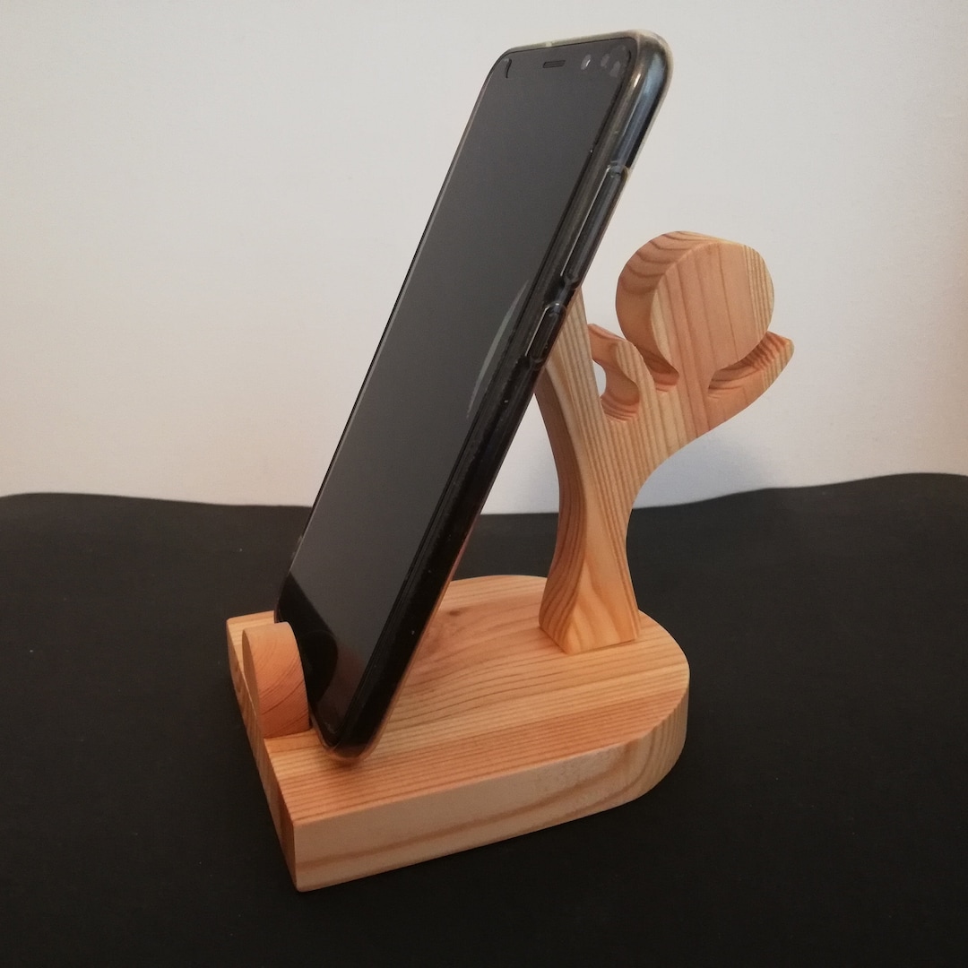 Wooden Handcrafted Smartphone Stand, BRUCE LEE, Phone Stand, a Great ...
