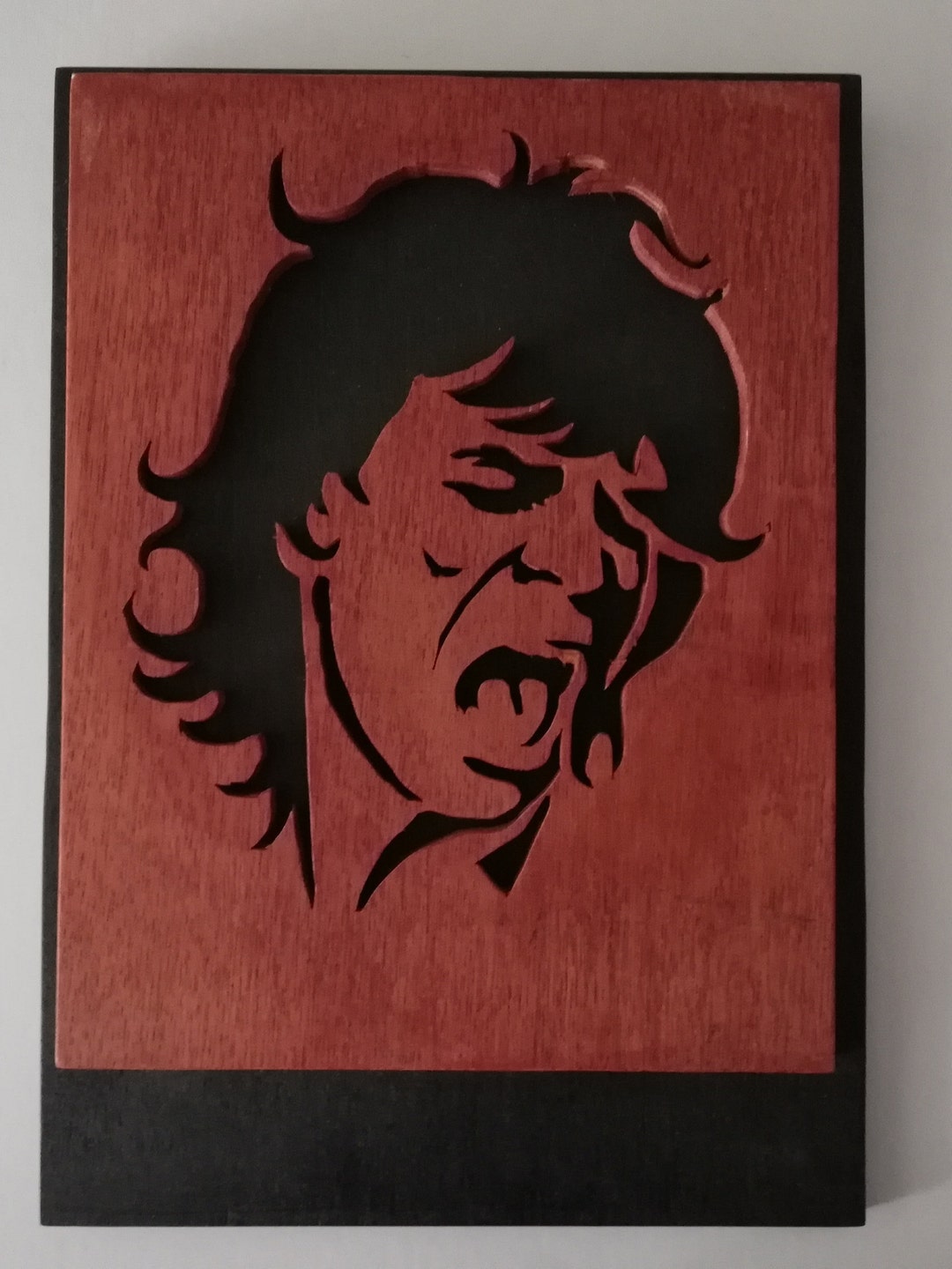 Mick Jagger Wooden Handmade Wall Portrait Wall Art Music - Etsy