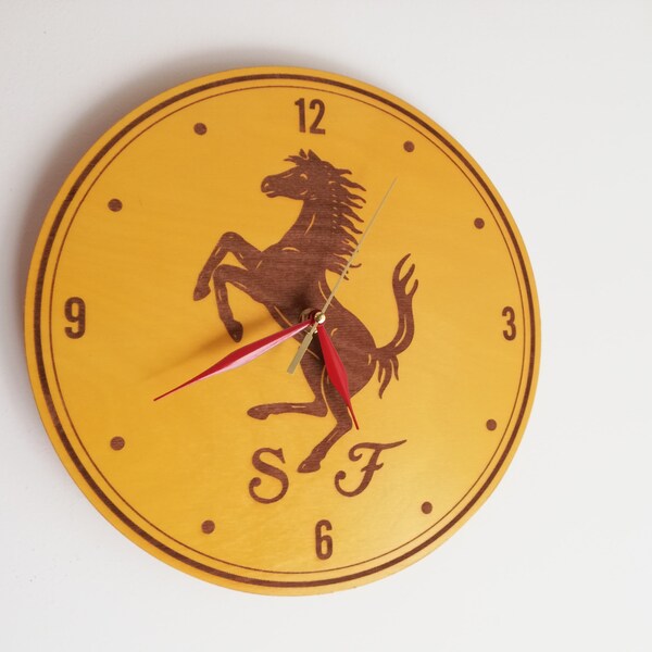 Ferrari Clock - Etsy