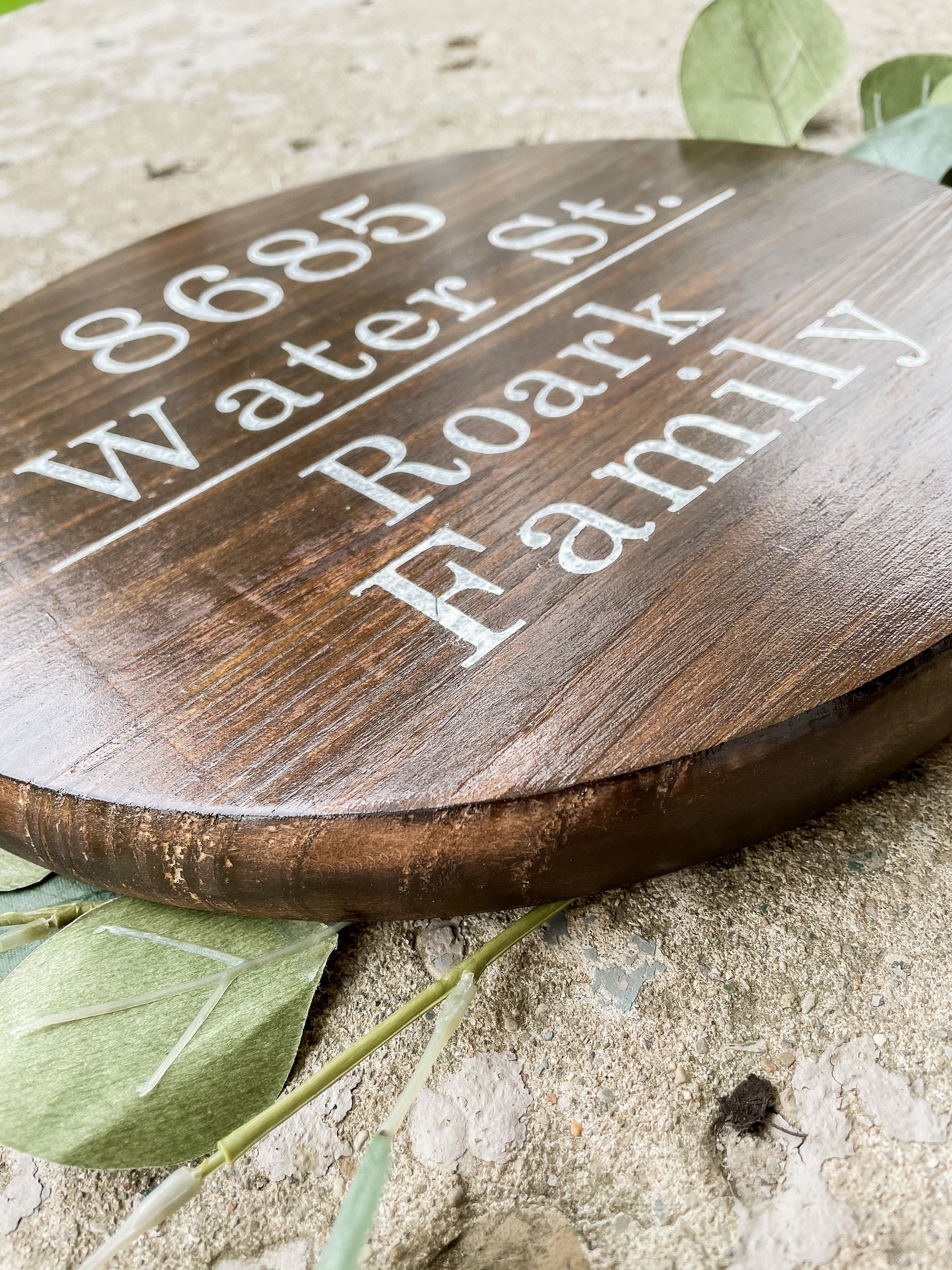 Farmhouse House Number Sign / Custom Address Sign / - Etsy