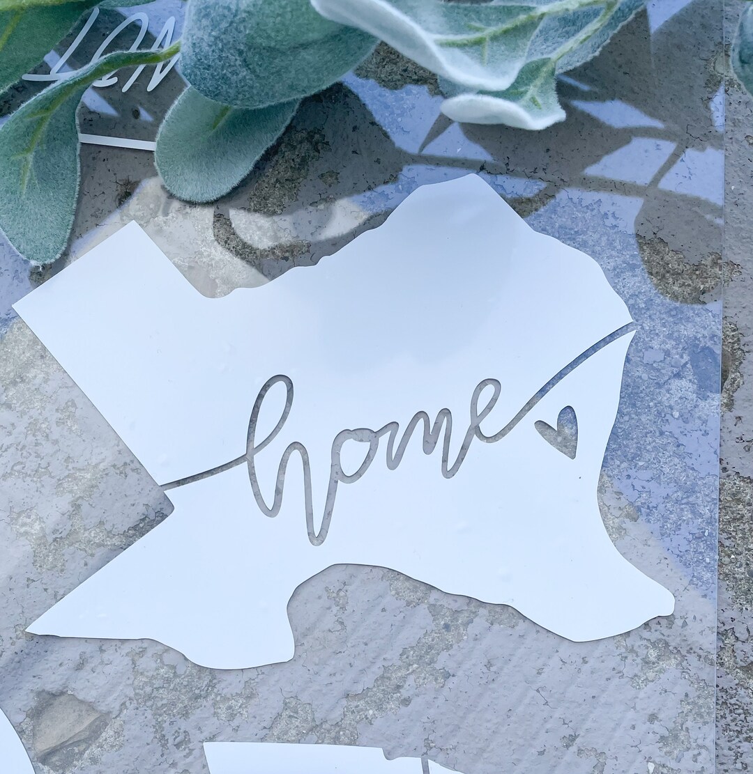 Custom State Decal/ Home State Decal/ State Decal/ Home State Car Decal ...