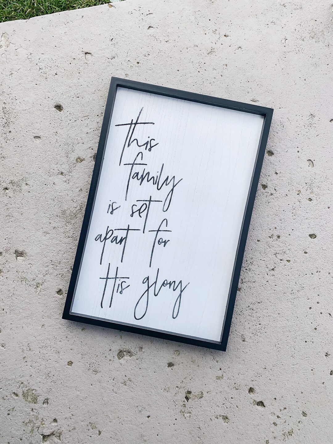 Farmhouse Custom Wooden Sign / Handmade Wooden Sign / Christian ...