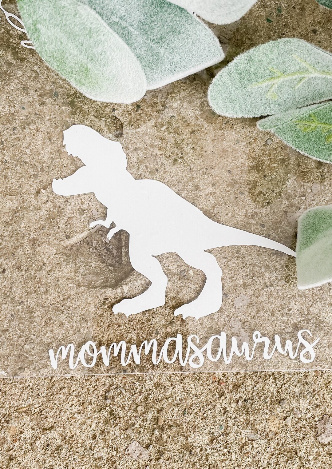 Mommasaurus Car Decal / Mom Life Car Decal / Dinosaur Car Decal / Car ...