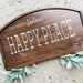 Handmade House Decor / Farmhouse Sign / Custom Happy Place - Etsy