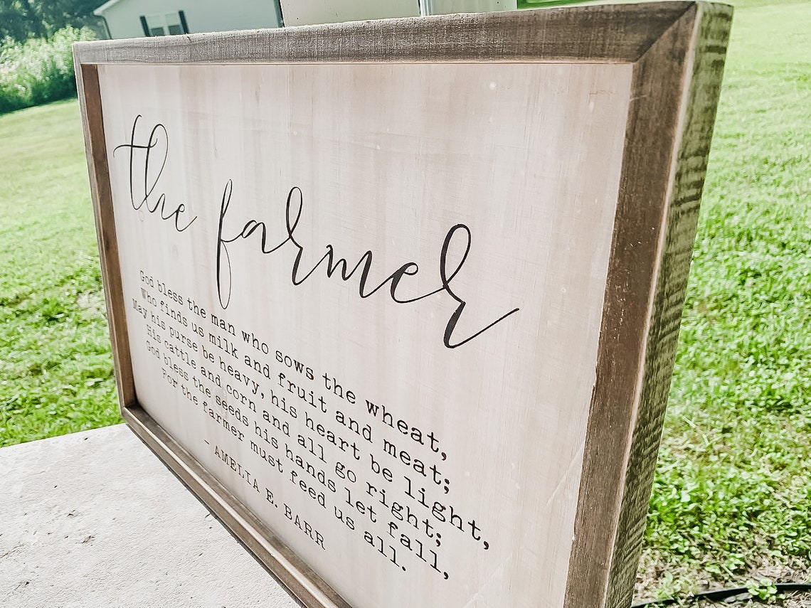 Farmhouse Wooden Sign / Farmhouse Decor / Country Sign / the | Etsy