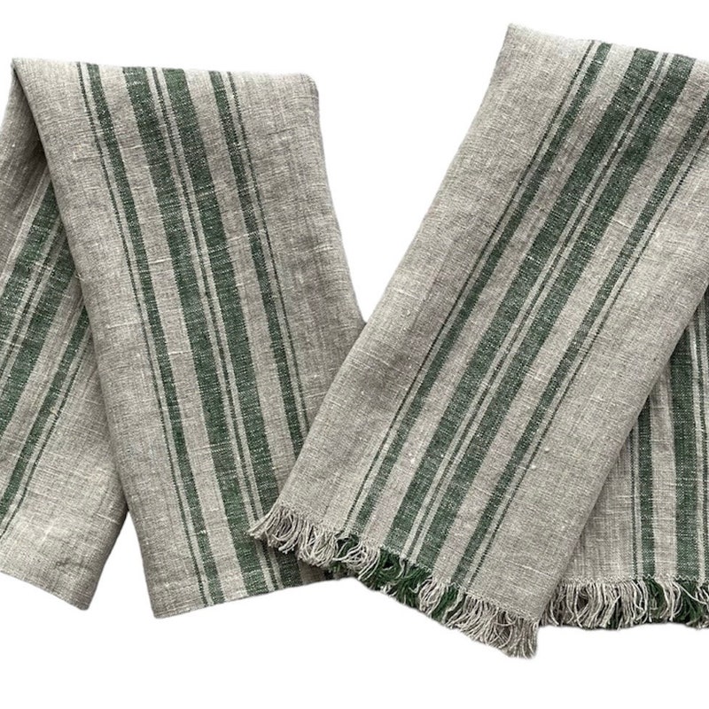 Green Kitchen Towels - Etsy