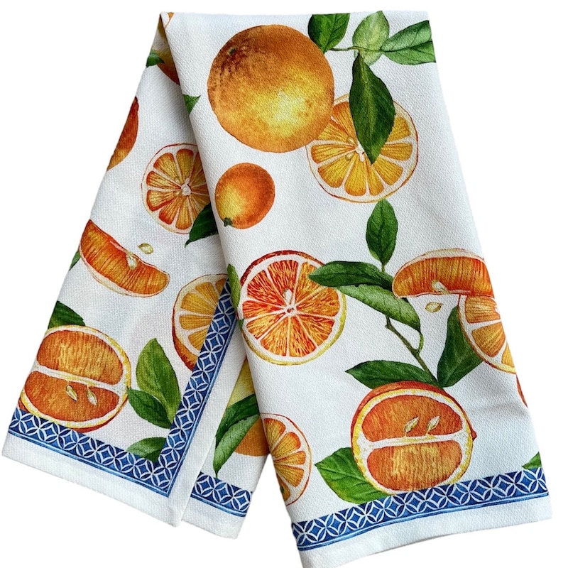 Orange Themed Hand Towels - Etsy