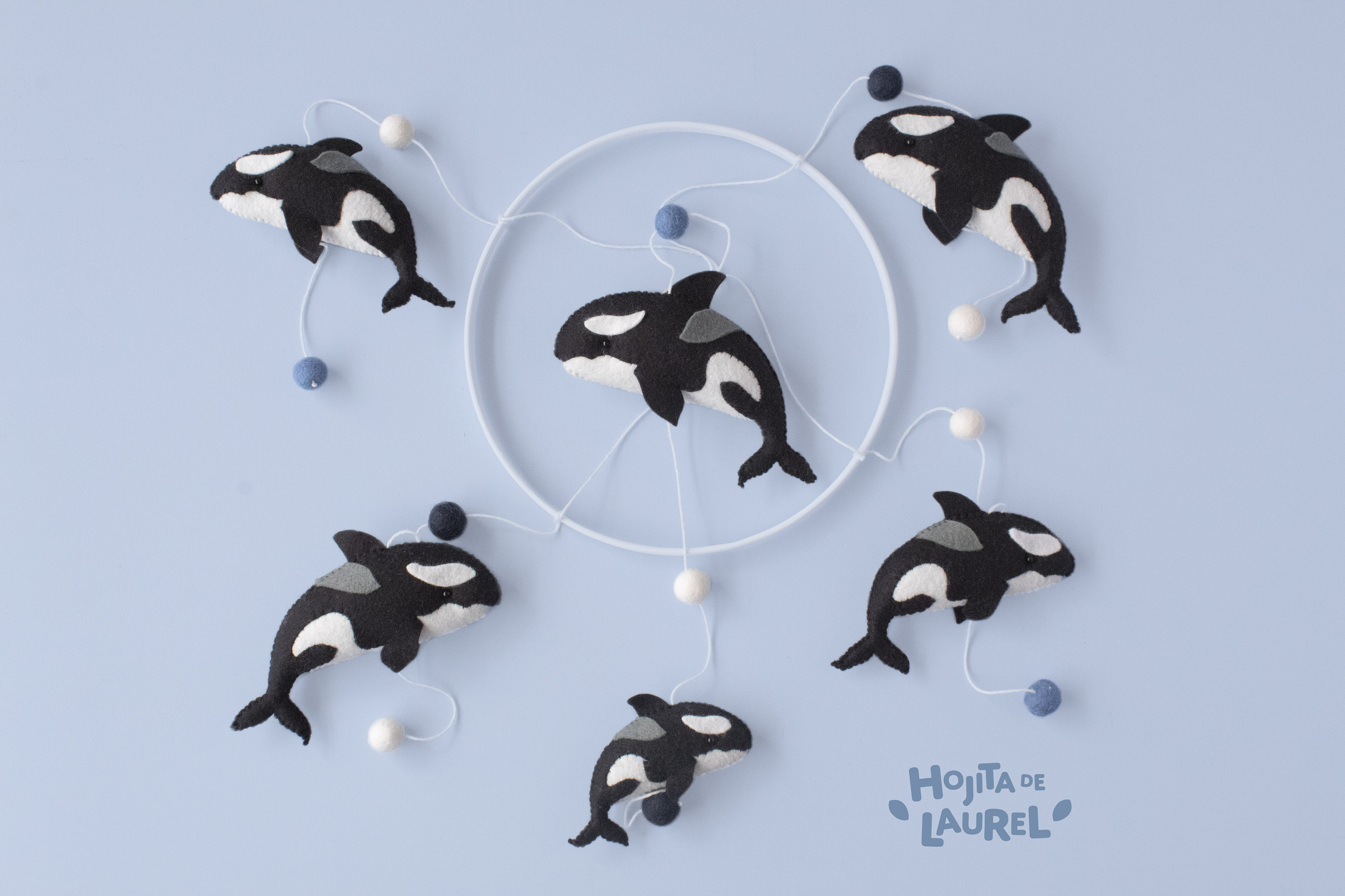 Orca Whales Baby Mobile Ocean Crib Mobile Whale Nursery - Etsy