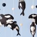 Orca Whales Baby Mobile Ocean Crib Mobile Whale Nursery - Etsy
