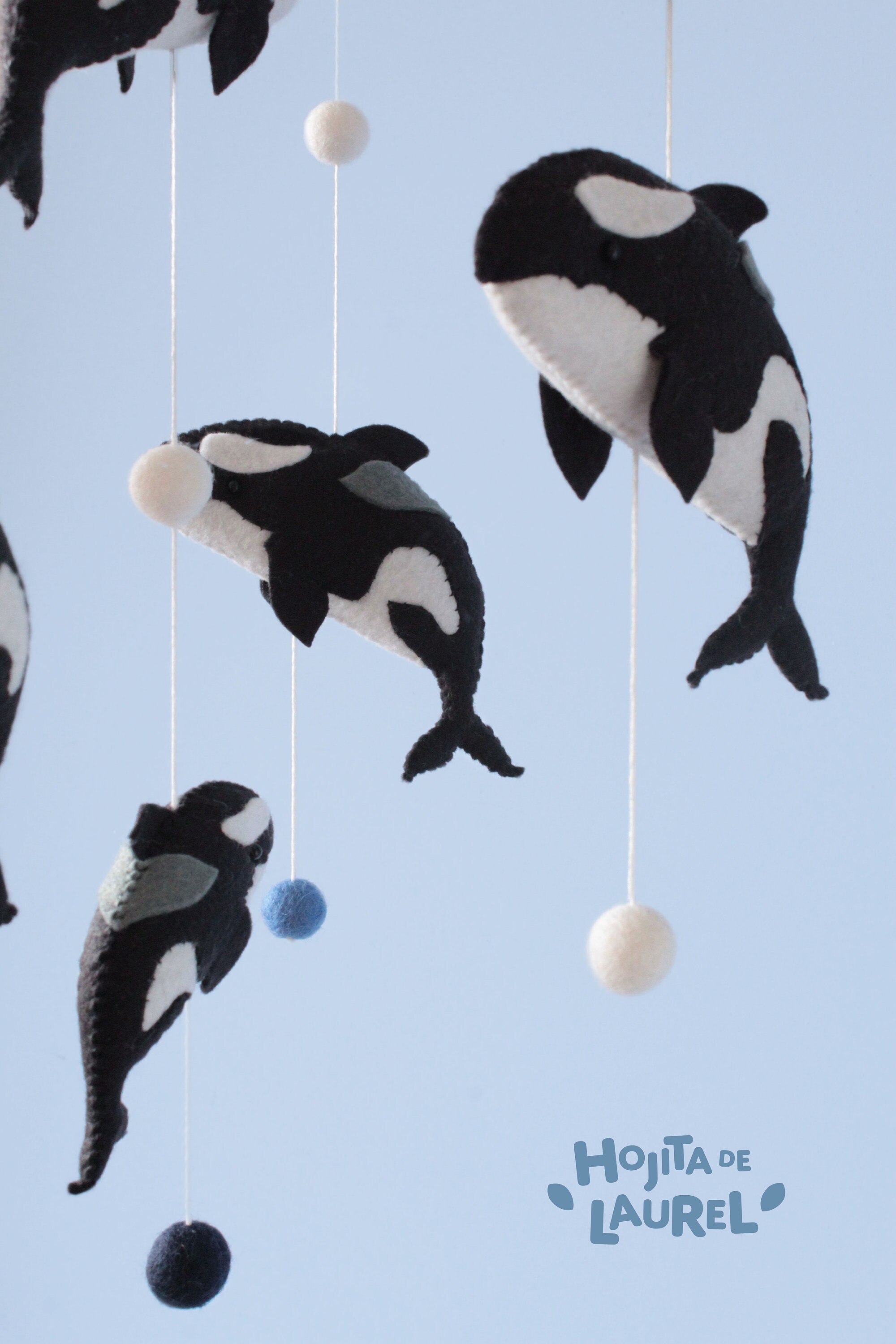 Orca Whales Baby Mobile Ocean Crib Mobile Whale Nursery - Etsy