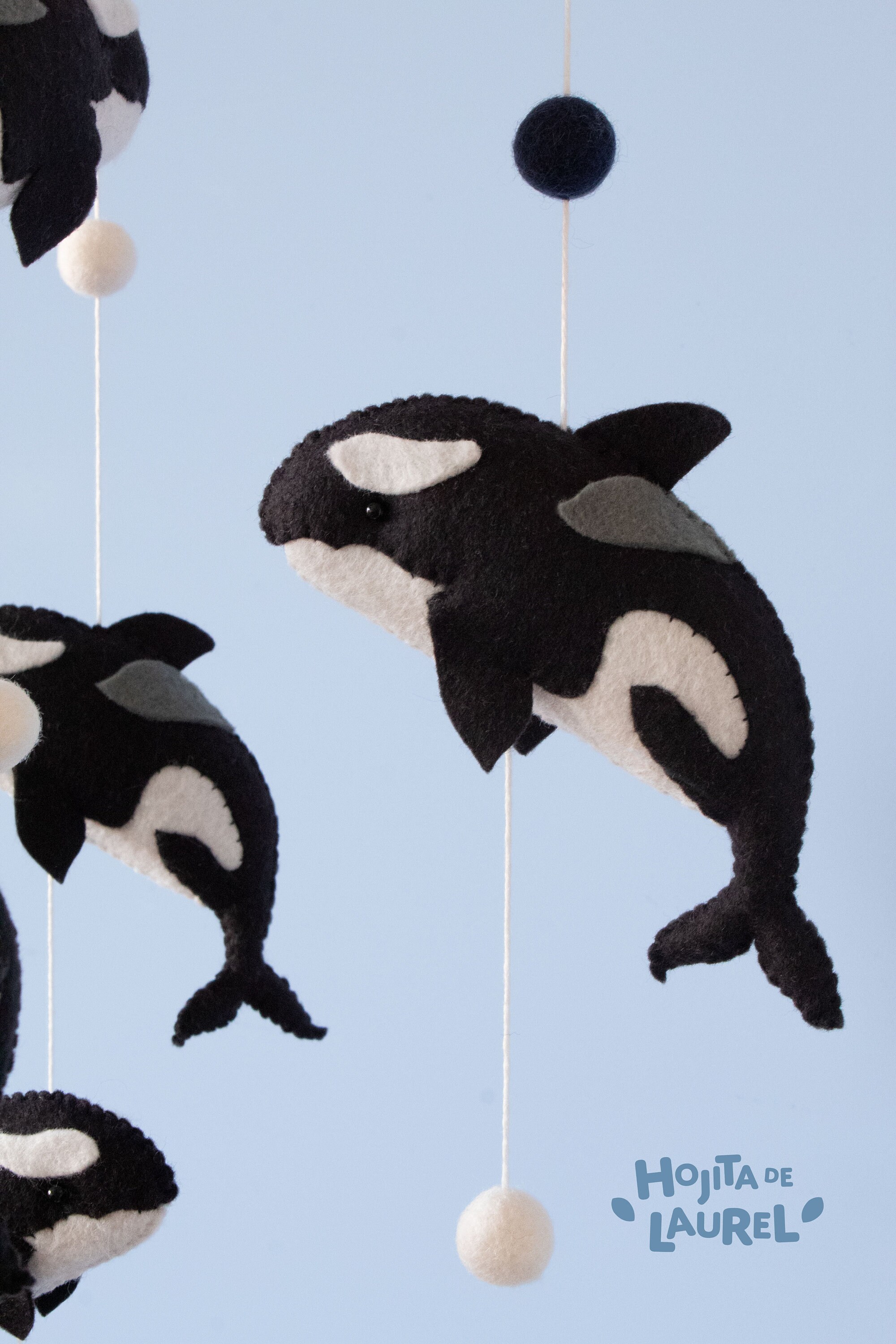 Orca Whales Baby Mobile Ocean Crib Mobile Whale Nursery - Etsy