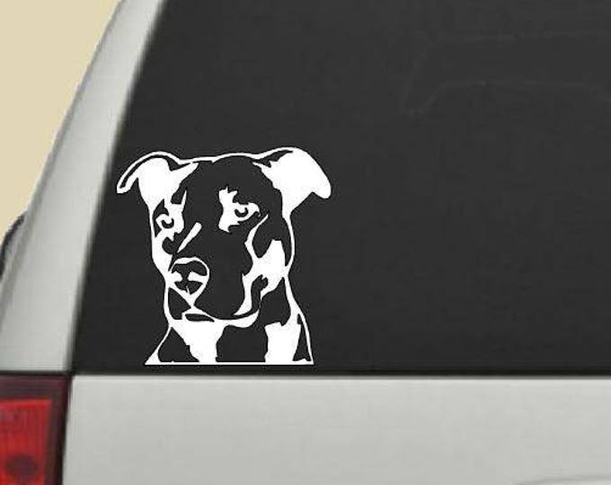 Pitbull, Pitbull Decal, Pitbull Vinyl Decal, Pitbull Car Decal, Pitbull ...