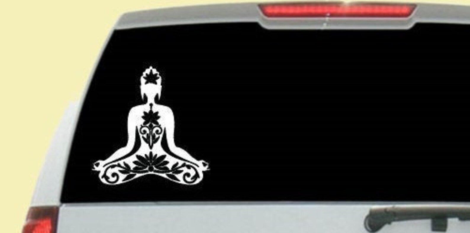 Yoga Meditation Buddha Lotus Vinyl Decal Car Decal - Etsy