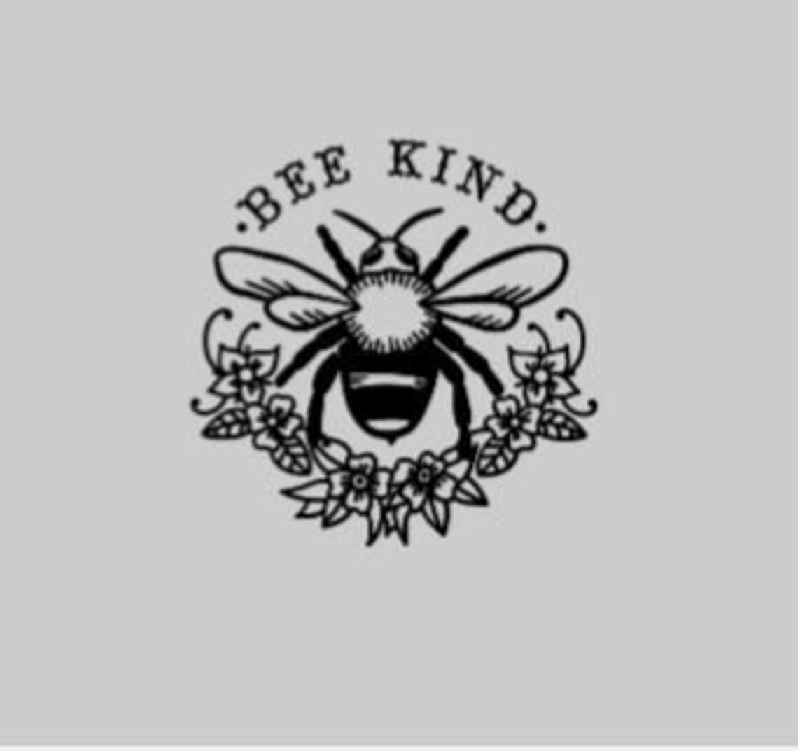 Bee Kind Decal Bee Decal Car Decal Vinyl Decal Spread - Etsy