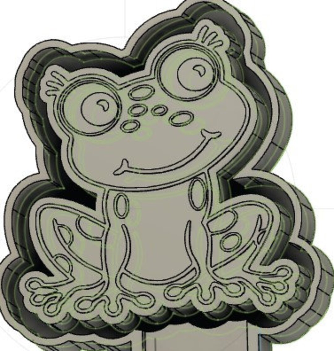 Cute Frog STL File for 3D Printing Freshie Mold Housings - Etsy