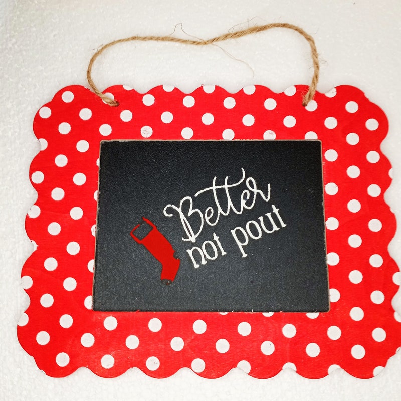 Better Not Pout Sign - Etsy
