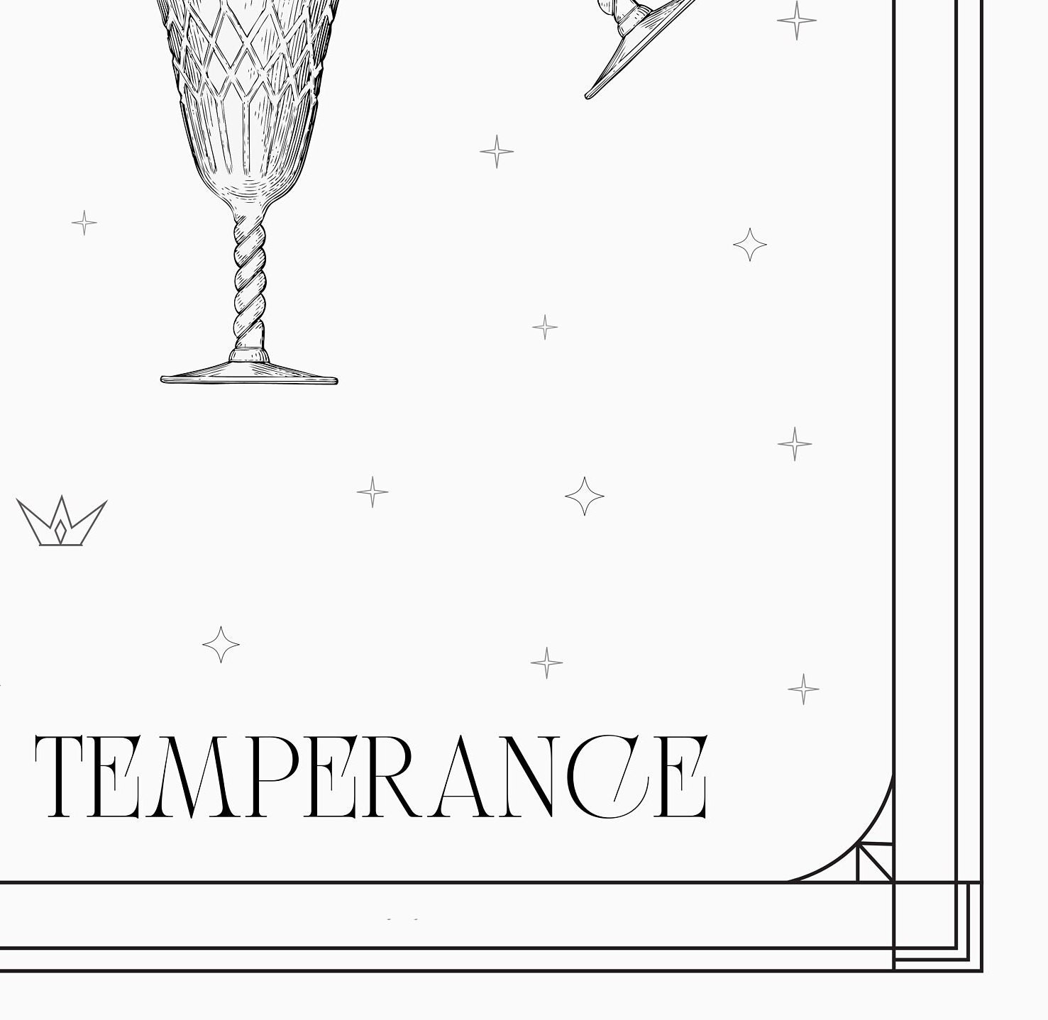 Temperance Tarot Card Digital Print, Mystical Art Print, Neutral ...
