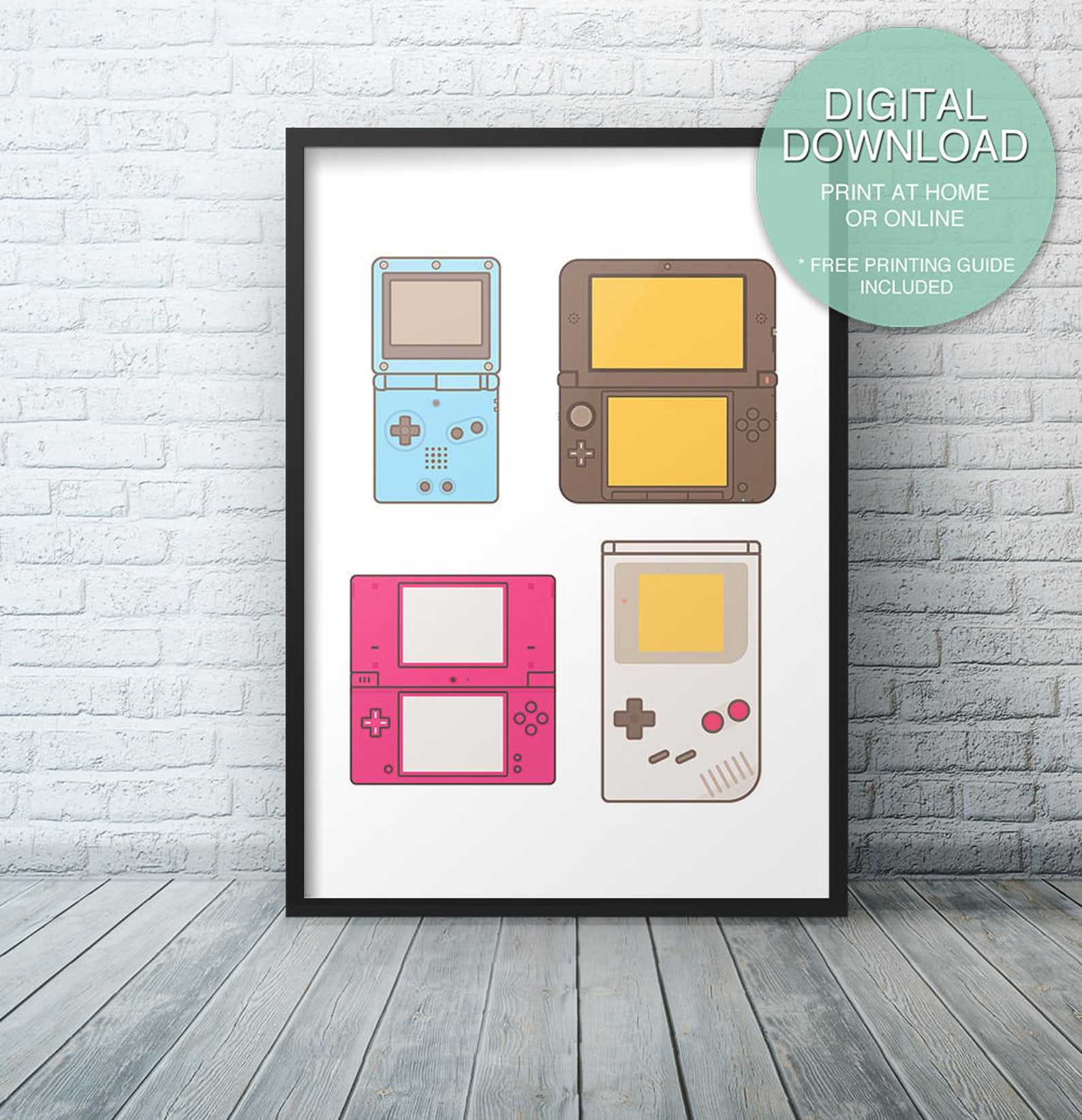 Video Gaming, Printable Wall Art, Video Game Decor, Video Game Art ...
