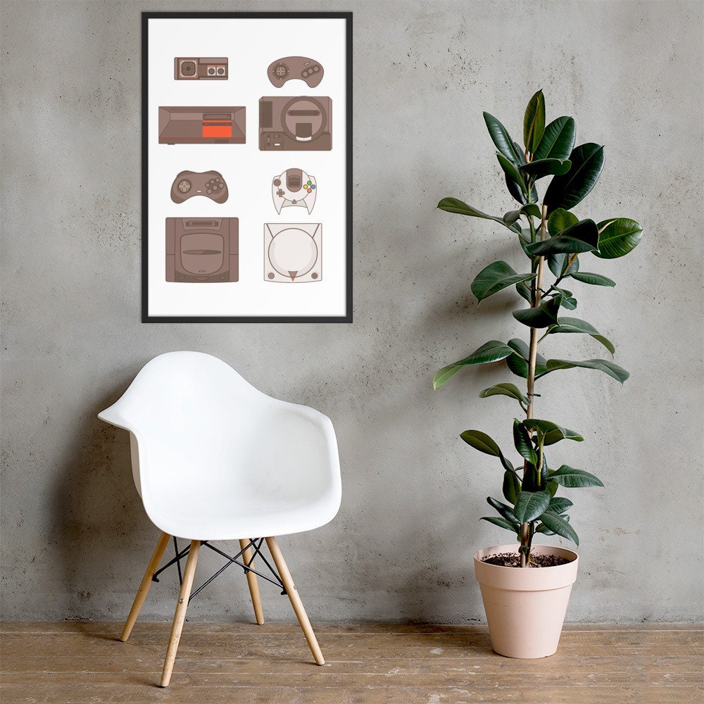 Video Game Printable Art Video Game Decor Game Room Man - Etsy