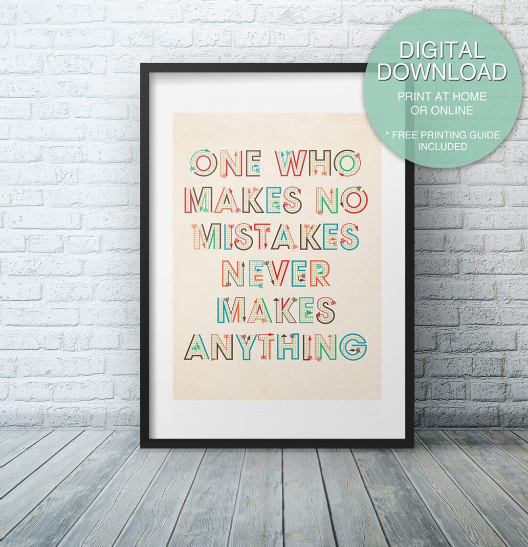 Motivational Print Decor, Motivational Print, Wall Art, Quote Poster ...