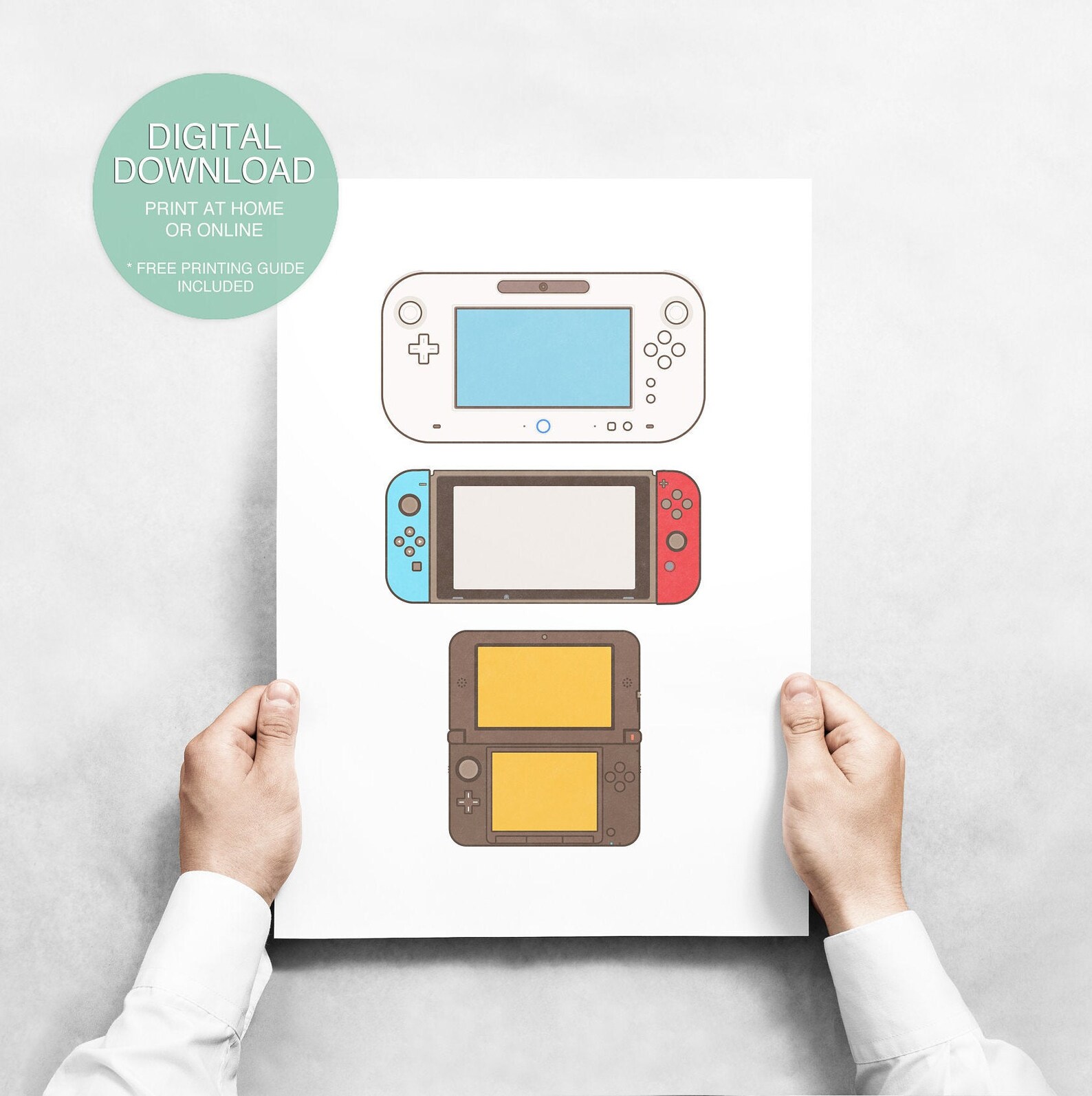 Gaming Wall Art Printable Video Game Wall Art Gaming Prints - Etsy