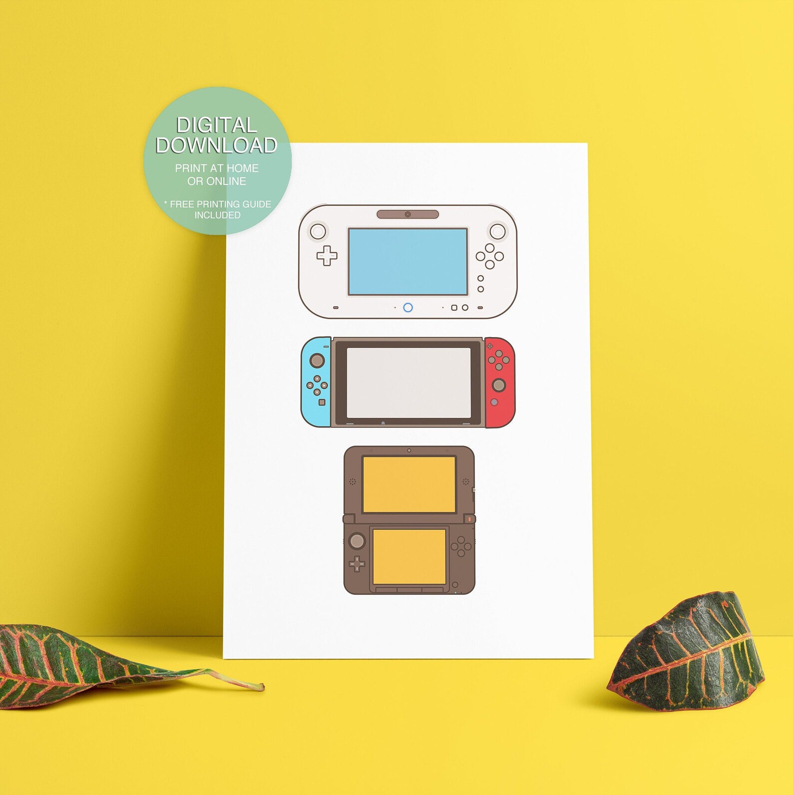 Gaming Wall Art Printable Video Game Wall Art Gaming Prints - Etsy