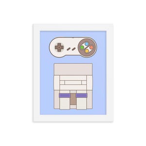 Retro Game Console Art Print Set: Gaming Room Decor (digital Download ...
