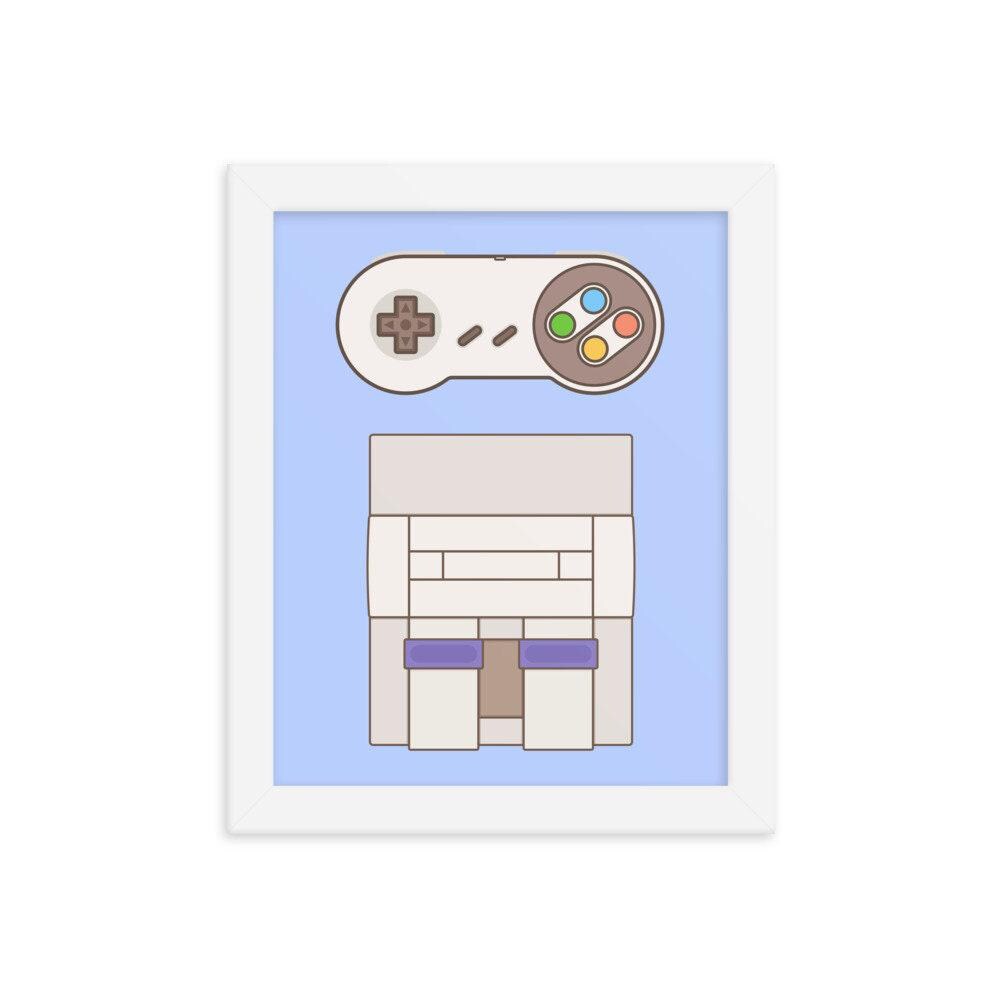 Retro Game Console Art Print Set: Gaming Room Decor (digital Download ...