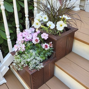 Cedar Step Planter Box (indoor/outdoor) - Etsy
