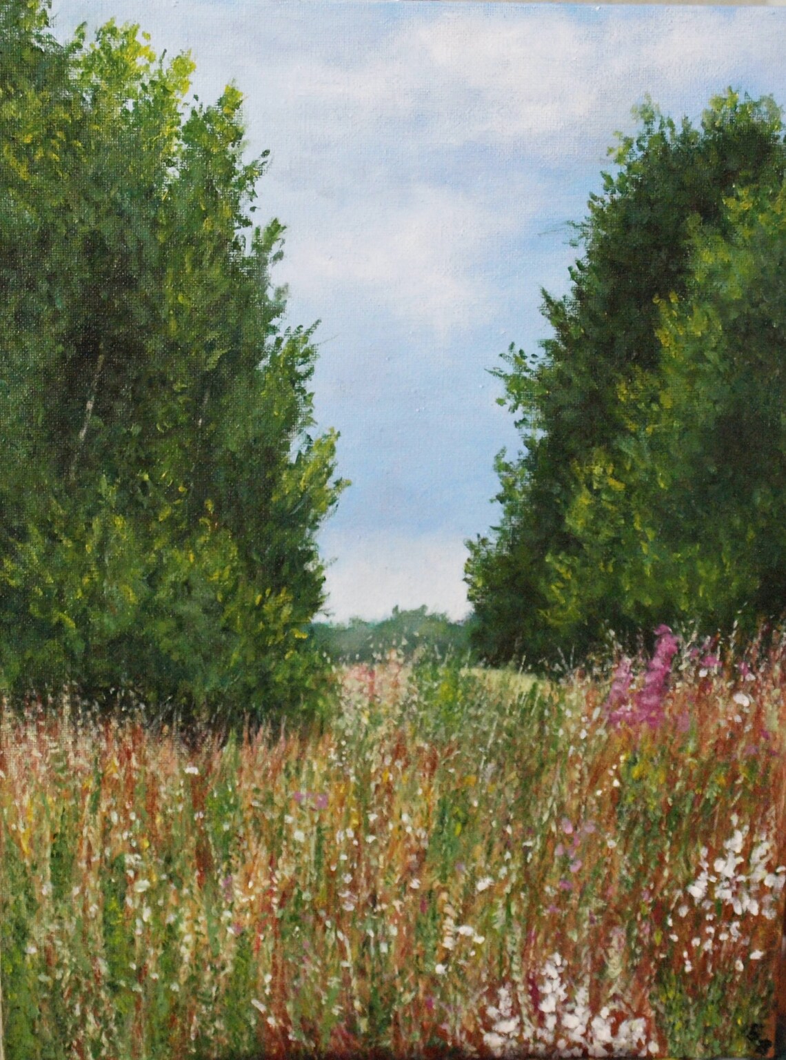 Oil Summer Landscape Painting - Etsy