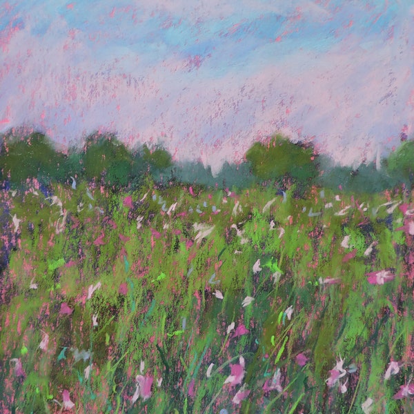 Pastel Landscape - Etsy
