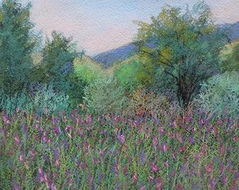 Original Pastel Landscape Painting. Soft Pastel Painting | Etsy