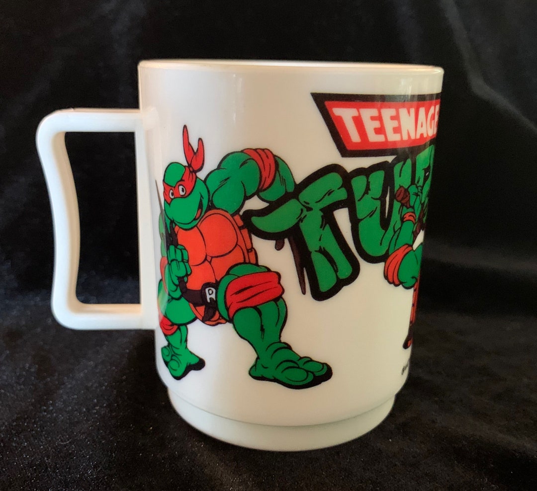 Teenage Mutant Ninja Turtles Plastic Mug- Never Used - Etsy