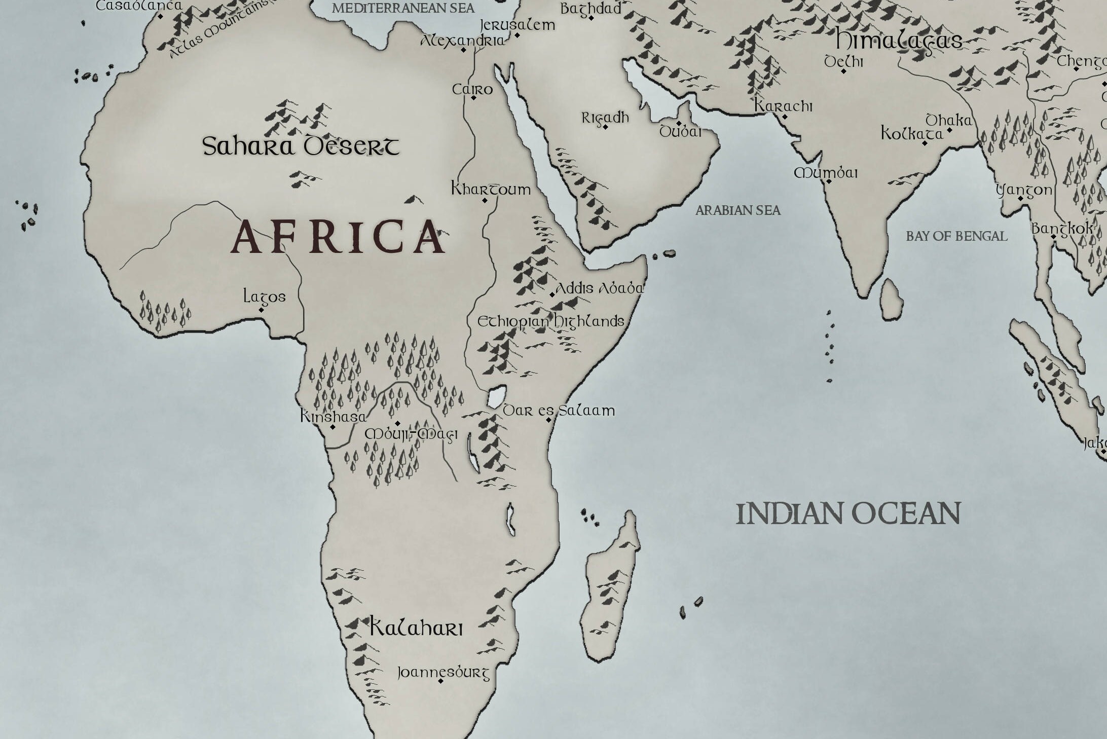 Earth Map - Digital Download - Etsy