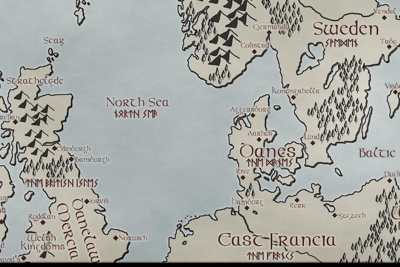 Viking Map - Digital Download - Etsy