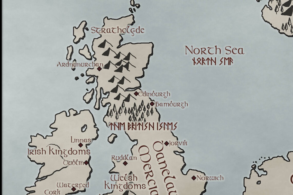 Viking Map - Digital Download - Etsy