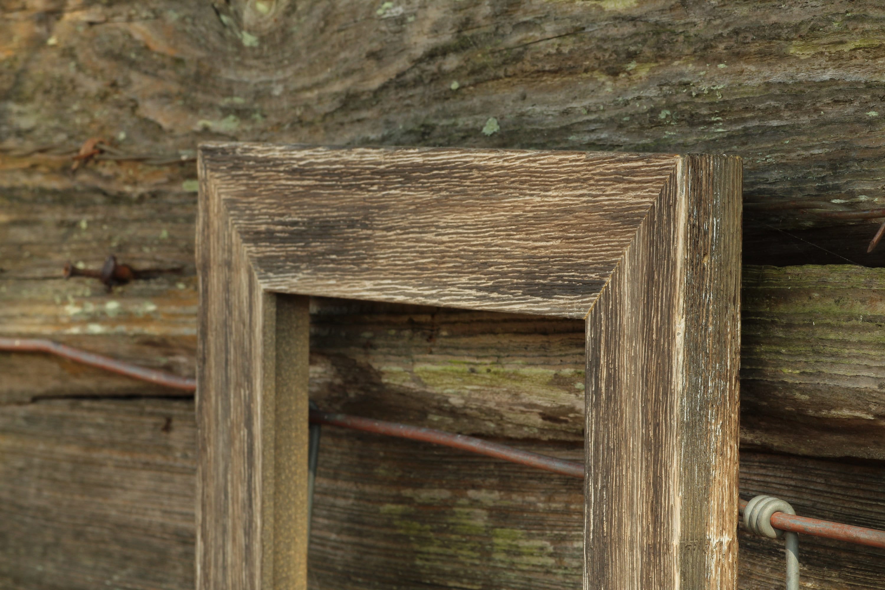 Modern Barnwood Finish Frames 2 Facing Width white & | Etsy