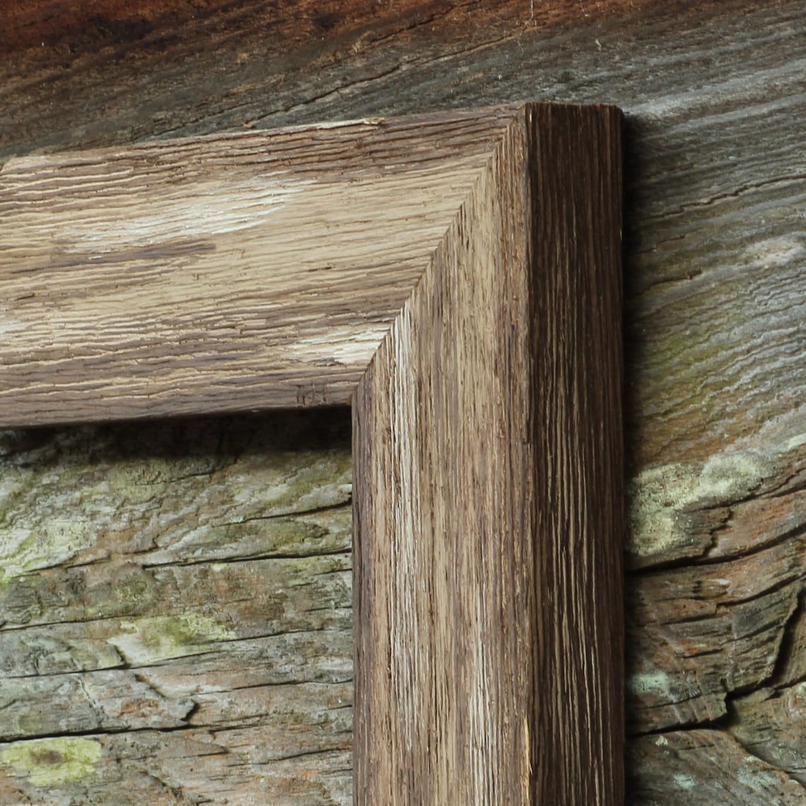 Modern Barnwood Frames - 2" Facing Width - Brown & White - Distressed ...