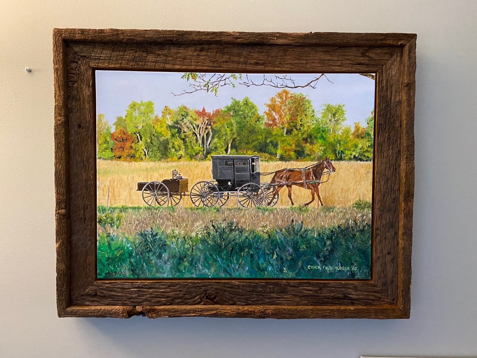 Natural Floating Frame Antique Oakall Sizes Authentic - Etsy