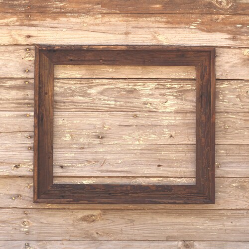 Natural Floating Frame Antique Oakvintage Rustic Decor - Etsy