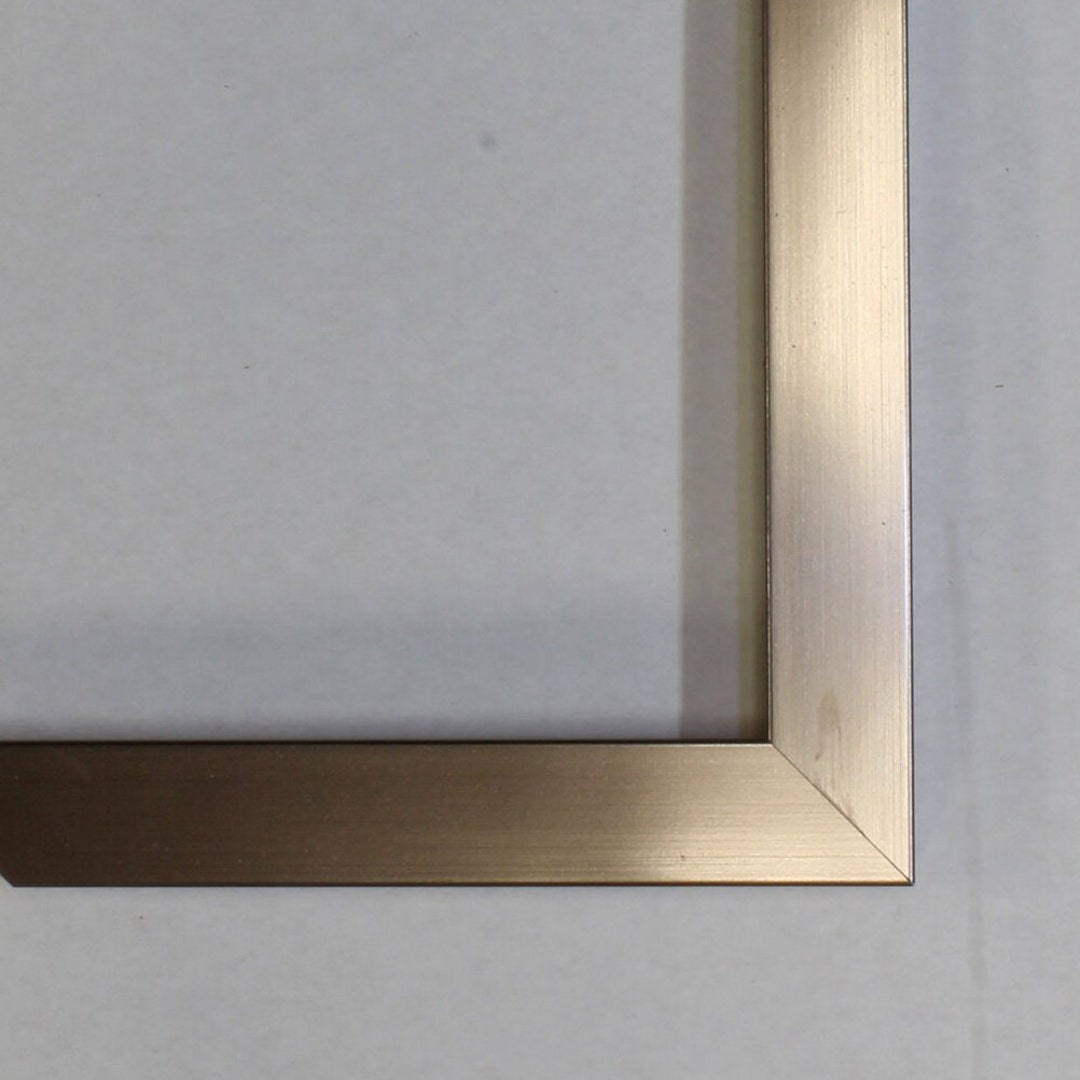 Modern Barnwood Finish Frames - 1" Facing Width - Stainless Steel - 5/8 ...